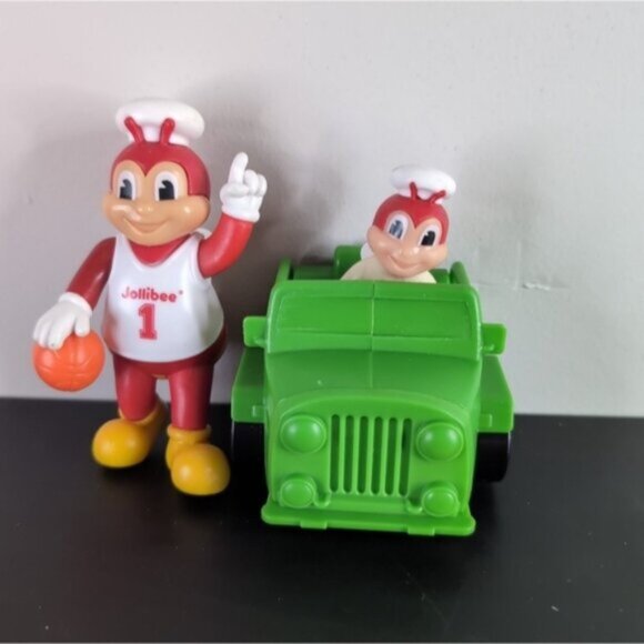 jollibee | Toys | Jollibee Kiddie Meal Bee Mascot Retro Set X2 Plastic ...